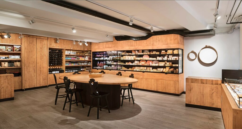 Enter In A New Cheese Shop, It Uses A Strong Design Typology Where ...